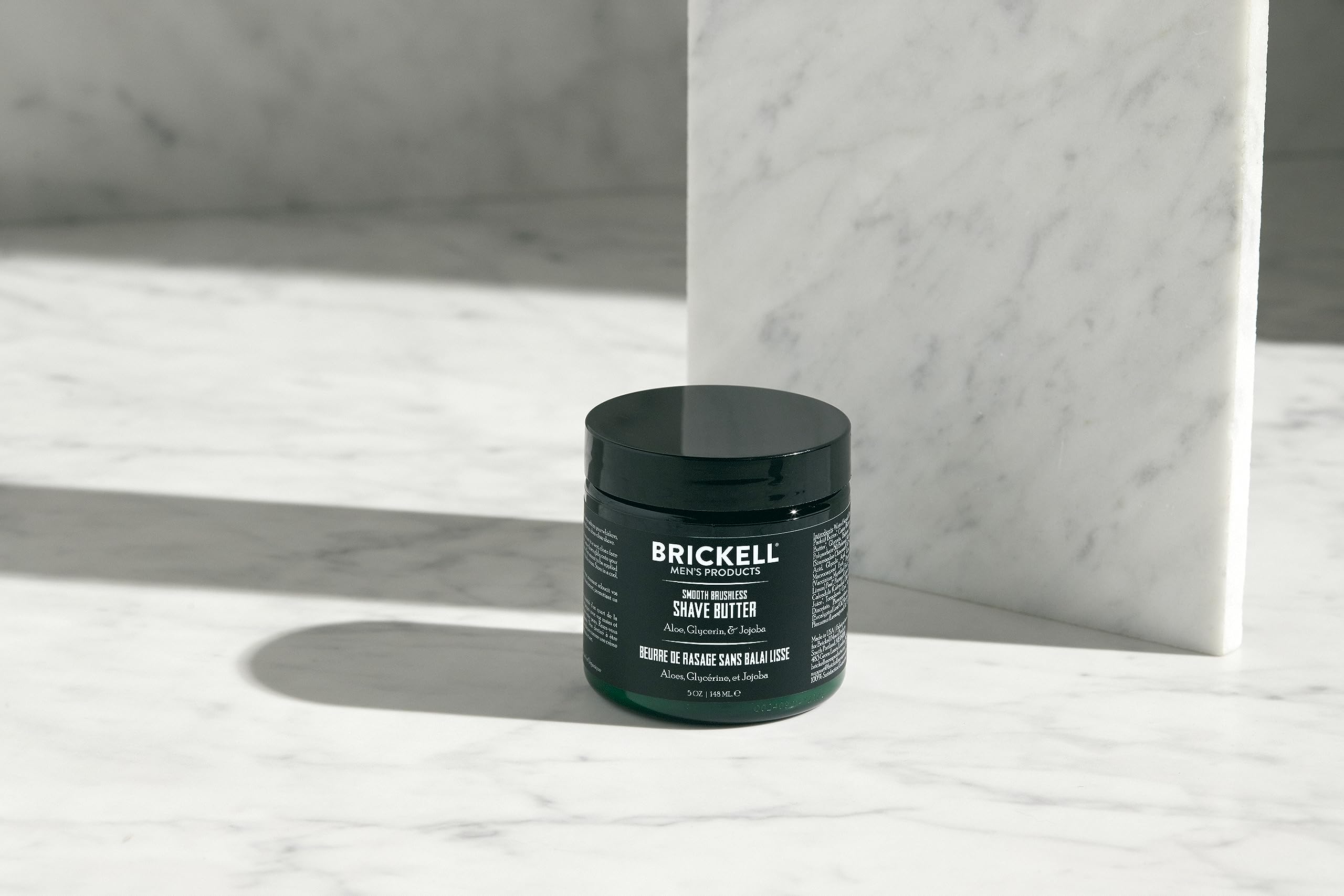 Brickell Men’s Smooth Brushless Shave Routine - Shave Butter & Aftershave - Natural & Organic