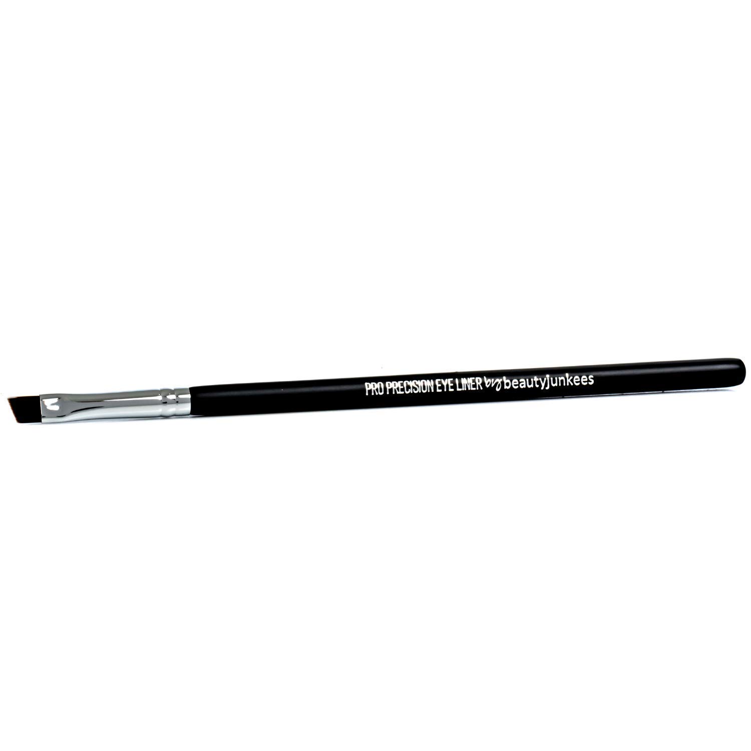 Thin Eyeliner Brush Winged Liner Brush - Beauty Junkees Precision Eyeliner Brush, Tightline Angled Eye Liner Brush for Eyes Makeup Applicator, Liquid, Cream, Powder, Cake, Eyebrow Cosmetics, Synthetic