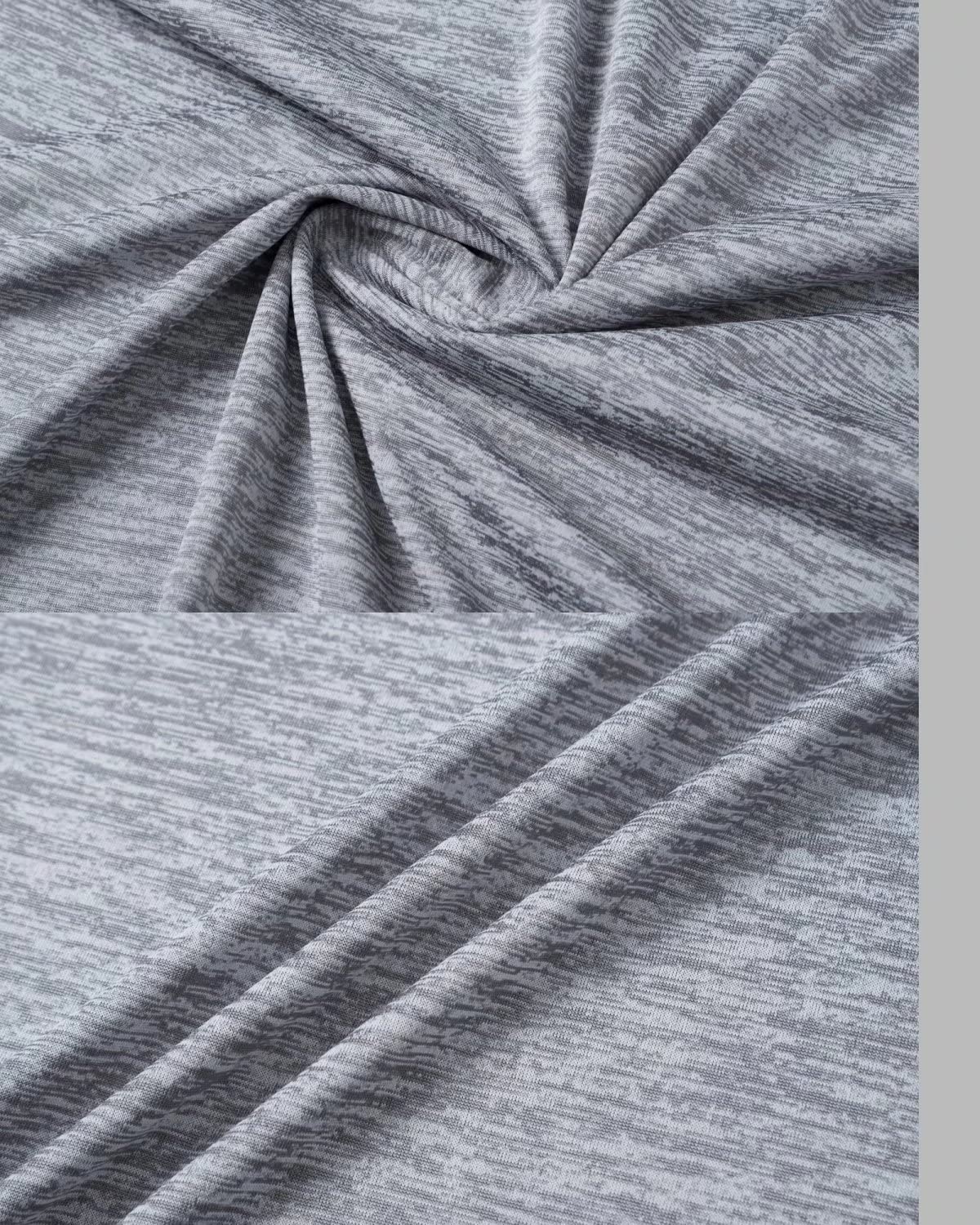 BIYLACLESEN Mens Workout Exercise Shirts Lightweight Quick Dry Running Shirts Crew neck Gym Athletic Shirts for Men Black
