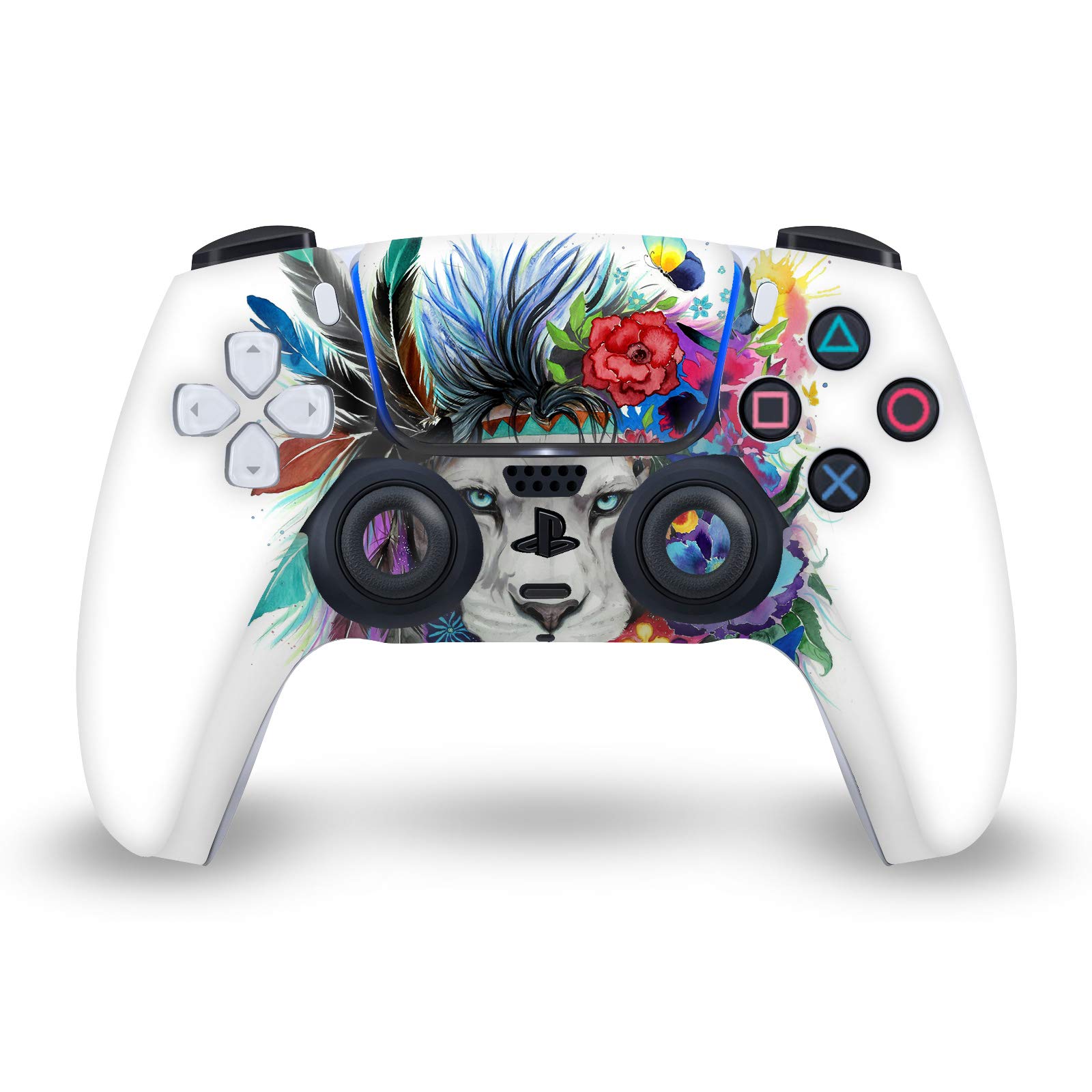 Head Case Designs Officially Licensed Pixie Cold King Of The Lions Art Mix Vinyl Faceplate Sticker Gaming Skin Decal Cover Compatible With Sony PlayStation 5 PS5 DualSense Controller