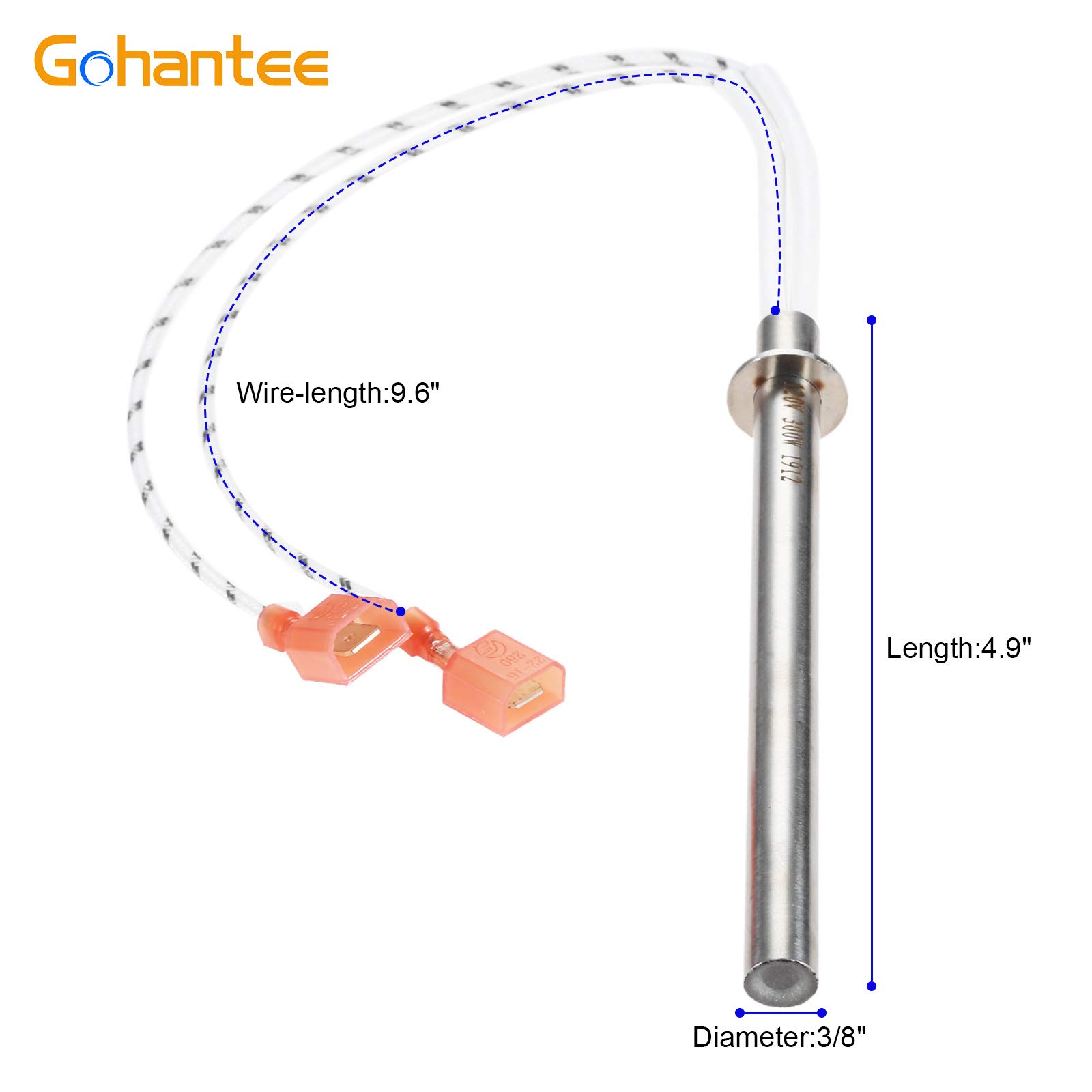 gohantee SRV7000-660-AMP Igniter Compatible with Pelpro Pellet Stove Igniter & Pleasant Hearth Pellet Stoves Ignitor Replacement Ignitors 300W