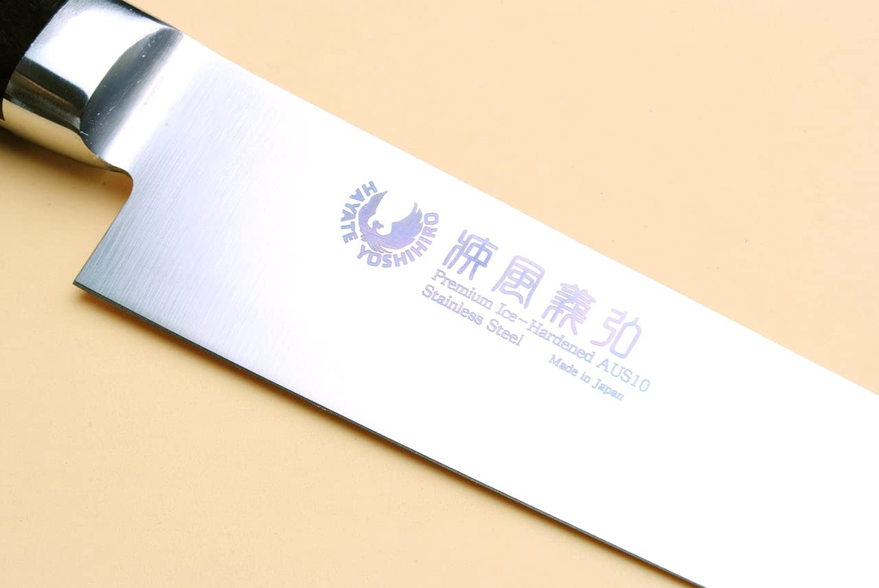 Yoshihiro INOX AUS10 Stain-Resistant Steel Ice Hardened Sujihiki Slicer Chef Knife (10.5'' (270mm))