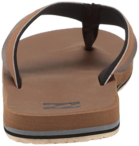 Billabong Men's Classic Supreme Cushion FLIP Flop Sandal, Camel, 9