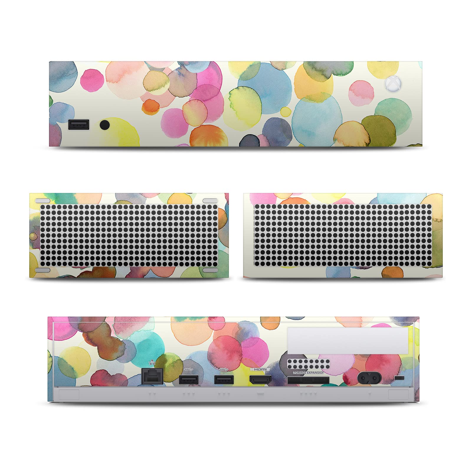 Head Case Designs Officially Licensed Ninola Dots Art Mix Vinyl Sticker Gaming Skin Decal Cover Compatible With Xbox Series S Console and Controller Bundle