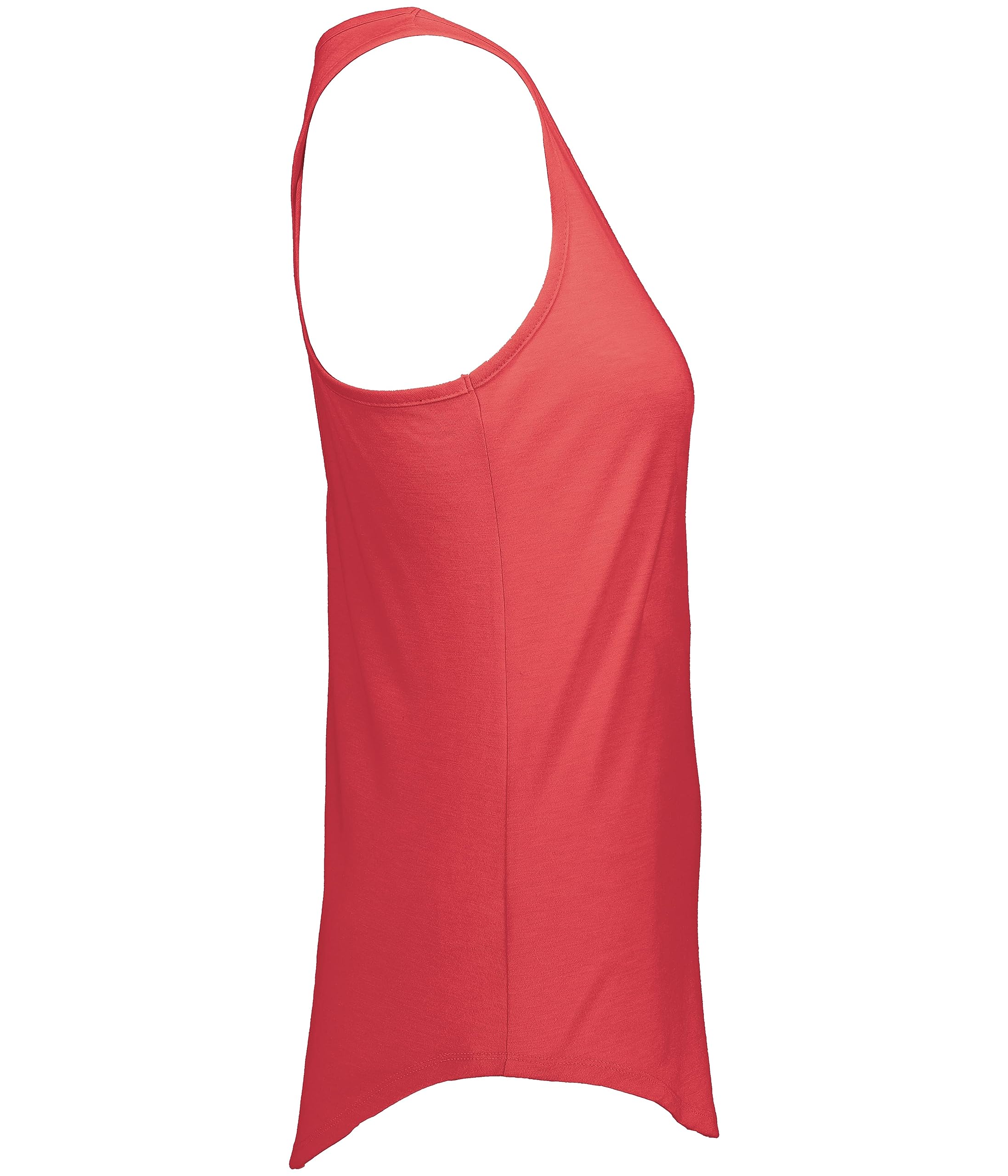 Augusta Sportswear Girls Lux Tri-Blend Tank, Red Heather, L