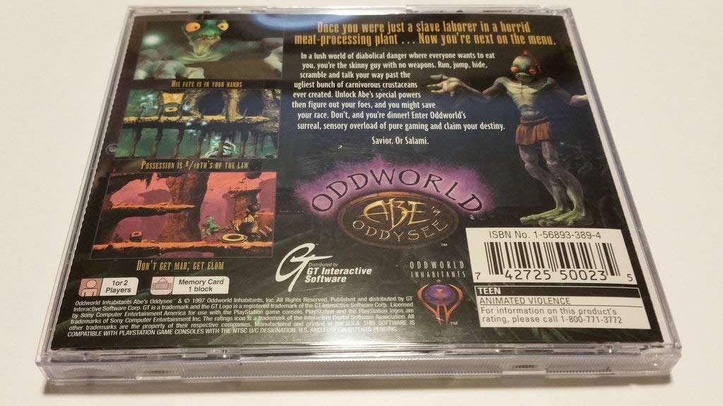 Oddworld Abe's Oddysee (Renewed)
