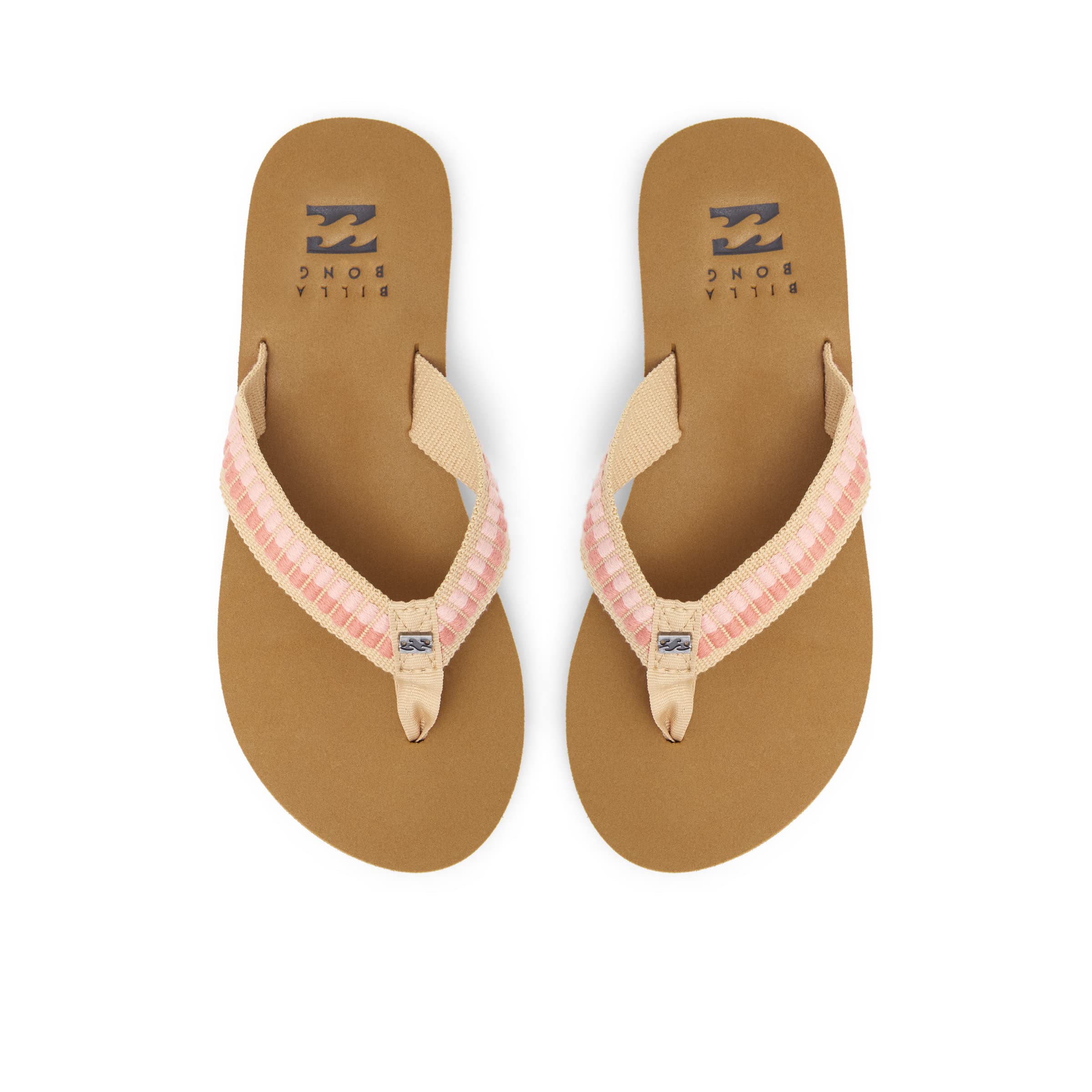 Billabong Women's Baja Flat Sandal, Orange, 9