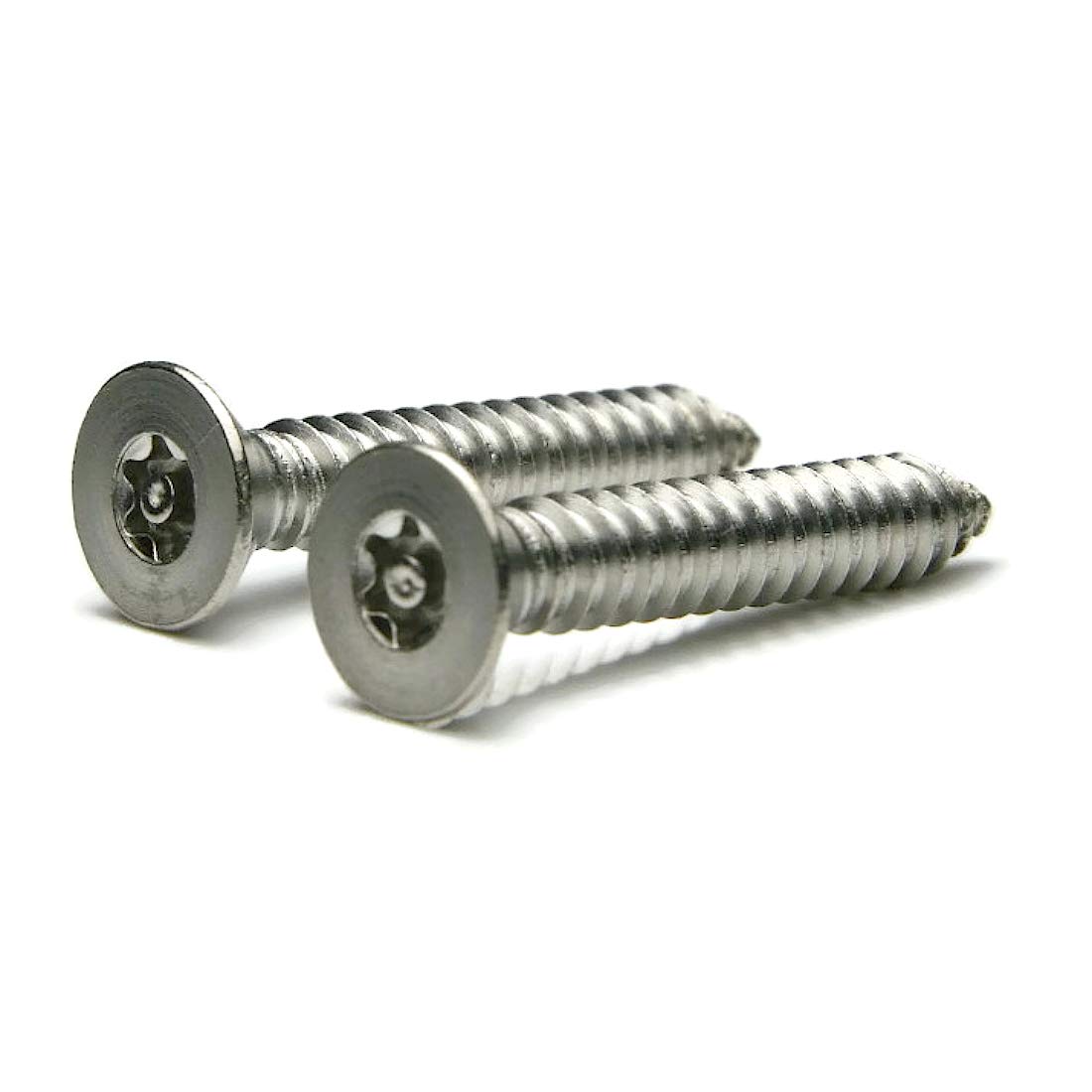 Torx w/Pin Tamper Proof Security Flat Head Sheet Metal Screws 18-8 Stainless Steel - #12 x 1-1/2 (T-25) Qty-25