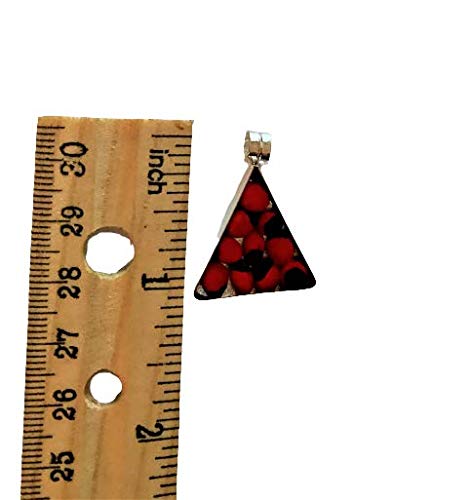Beautiful Peruvian Triangle Huayruro Seeds Pendant