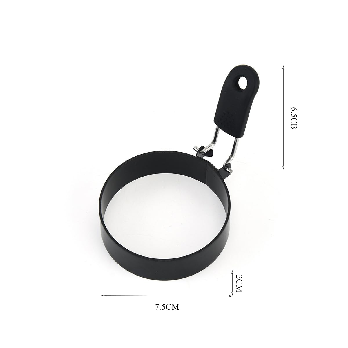 CONOB 4 Pack 3" Egg Rings, 4 Funny Shapes, Stainless Steel, Anti-Scald Handle, Nonstick Design for Fried Eggs, Omelets, Muffins, Pancakes, Cooking Mold for Breakfast and Brunch, Children's Day Gift