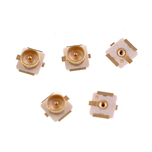 Oiyagai 50Pcs IPEX I-PEX MHF1 IPEX IPX U.FL SMD SMT Solder for PCB Mount Socket Jack Female RF Coaxial Connector