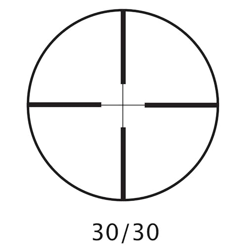 BARSKA CO11492 Colorado Rifle Scope 3-9x40 30/30 Reticle with Rings, Black