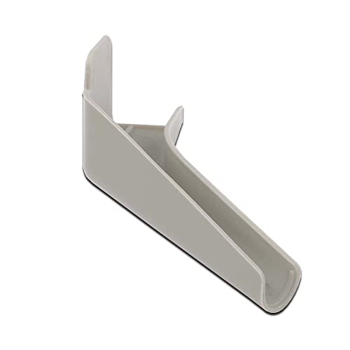 G-PLUS RV Rain Gutter Spout Long Version Left and Right Grey Gutter Spout 3 1/2" Long 4pcs