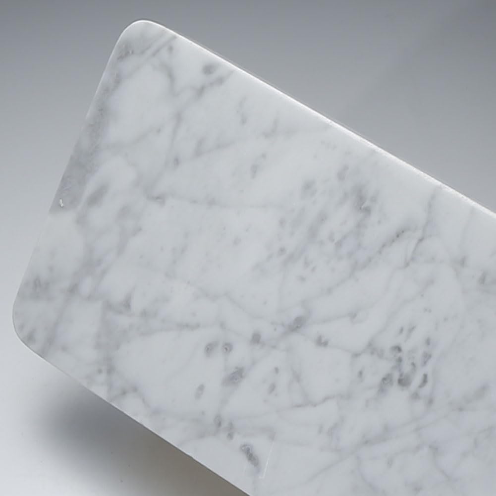 kaileyouxiangongsi 10.4 Inch x 6.4 Inch x 0.4 Inch White Marble Corner Shower Shelves,Modern Floating Shelf Wall Mount for Bathroom Wall Shelf