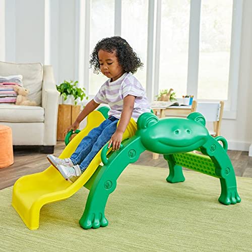 KidKraft Hop & Slide Frog Toddler Climber for Gross Motor Skills, Gift for Ages 1.5-3