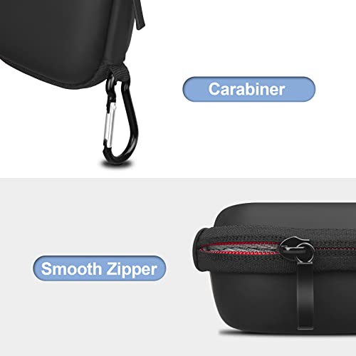 BOVKE Carrying Case for Beats Fit Pro β True Wireless Noise Cancelling Earbuds, Extra Mesh Pocket for Cables and Eartips, Black