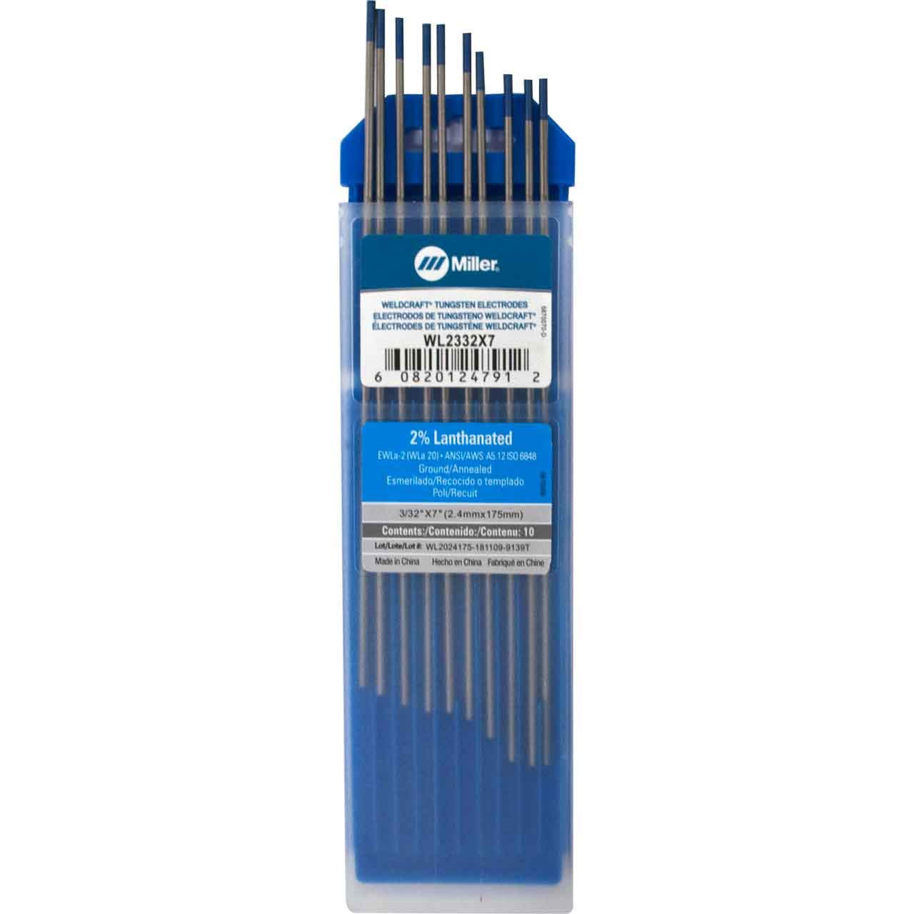 Baby Toys-Lanthanated Tungsten Electrode 3/32 X 7", 10 packL8
