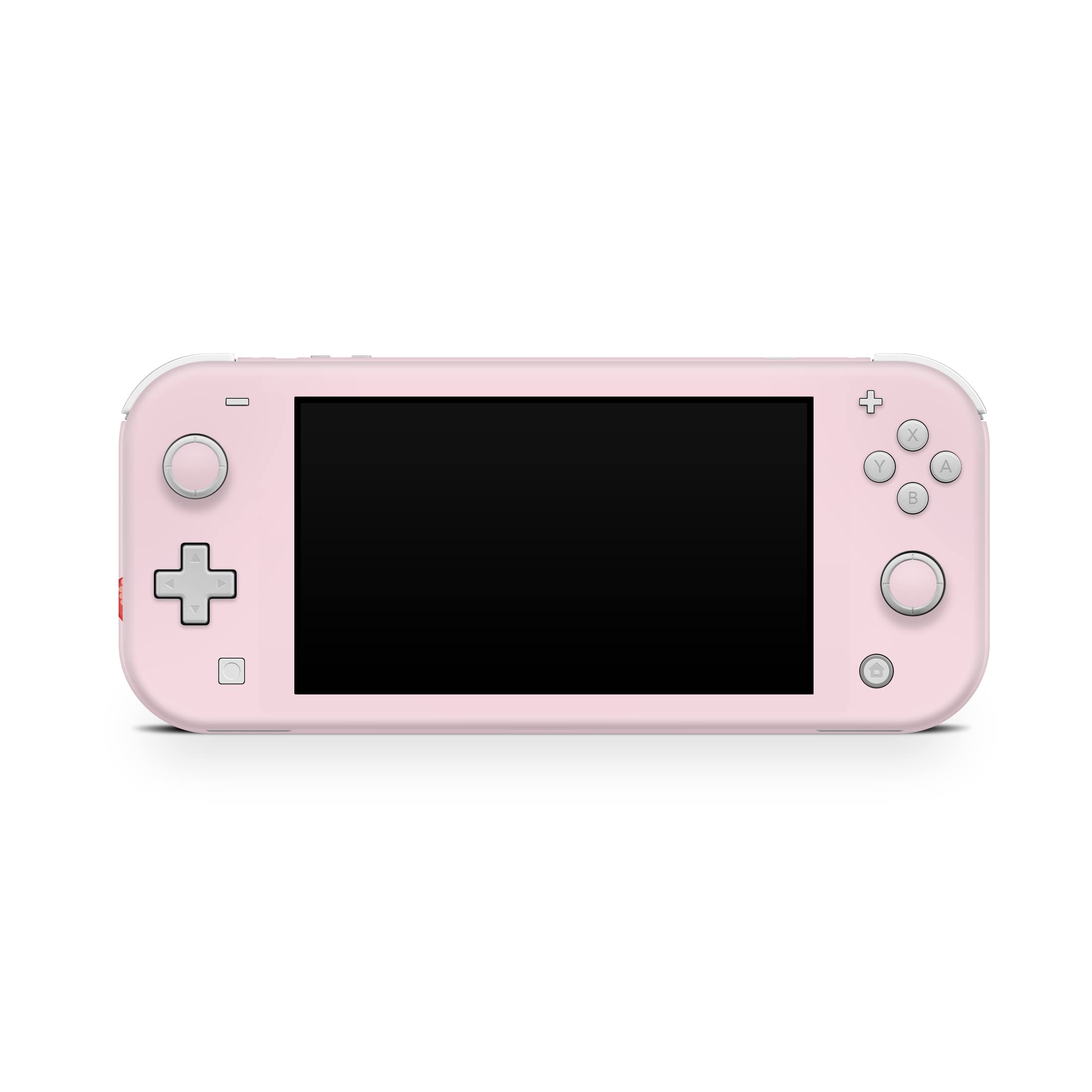 Tacky Design Strawberry Decal Skin Compatible with Nintendo Switch Lite Skin Wrap, Pink Color Skin for Nintendo Switch Lite Cover, Premium Vinyl 3M Full Wrap Decal.