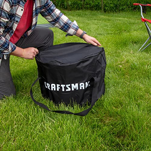 CRAFTSMAN 19.5" Smokeless Wood Fire Pit Portable Stainless Steel Camping, RVing, Backyard Bonfire fire Pit