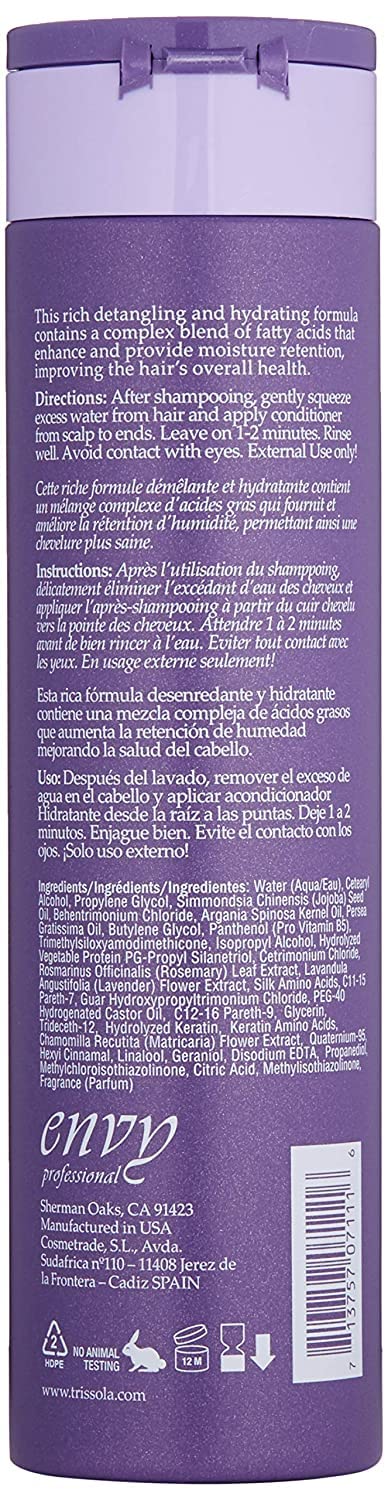 Trissola Hydrate Conditioner - Moisturizing Color-Safe Hair Conditioner (8.4 oz)