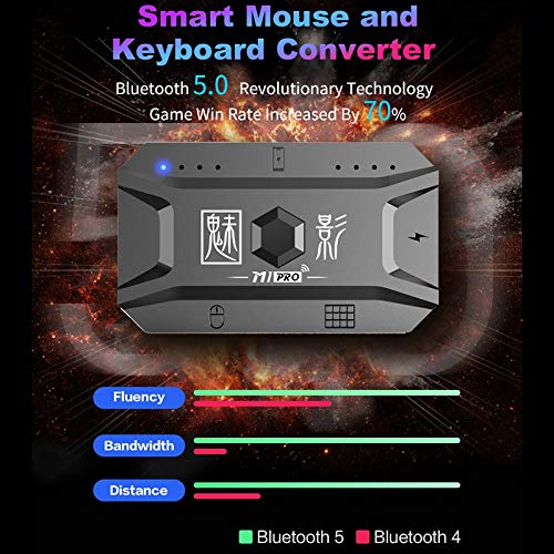 bobotron Plug and Gamepad PUBG Mobile Controller Gaming Keyboard Mouse Converter 5.0 for Android for iOS