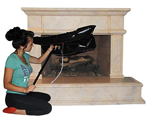 Fireplace draft stopper (large plug - fits most masonry fireplaces with dampers up to 38x16")