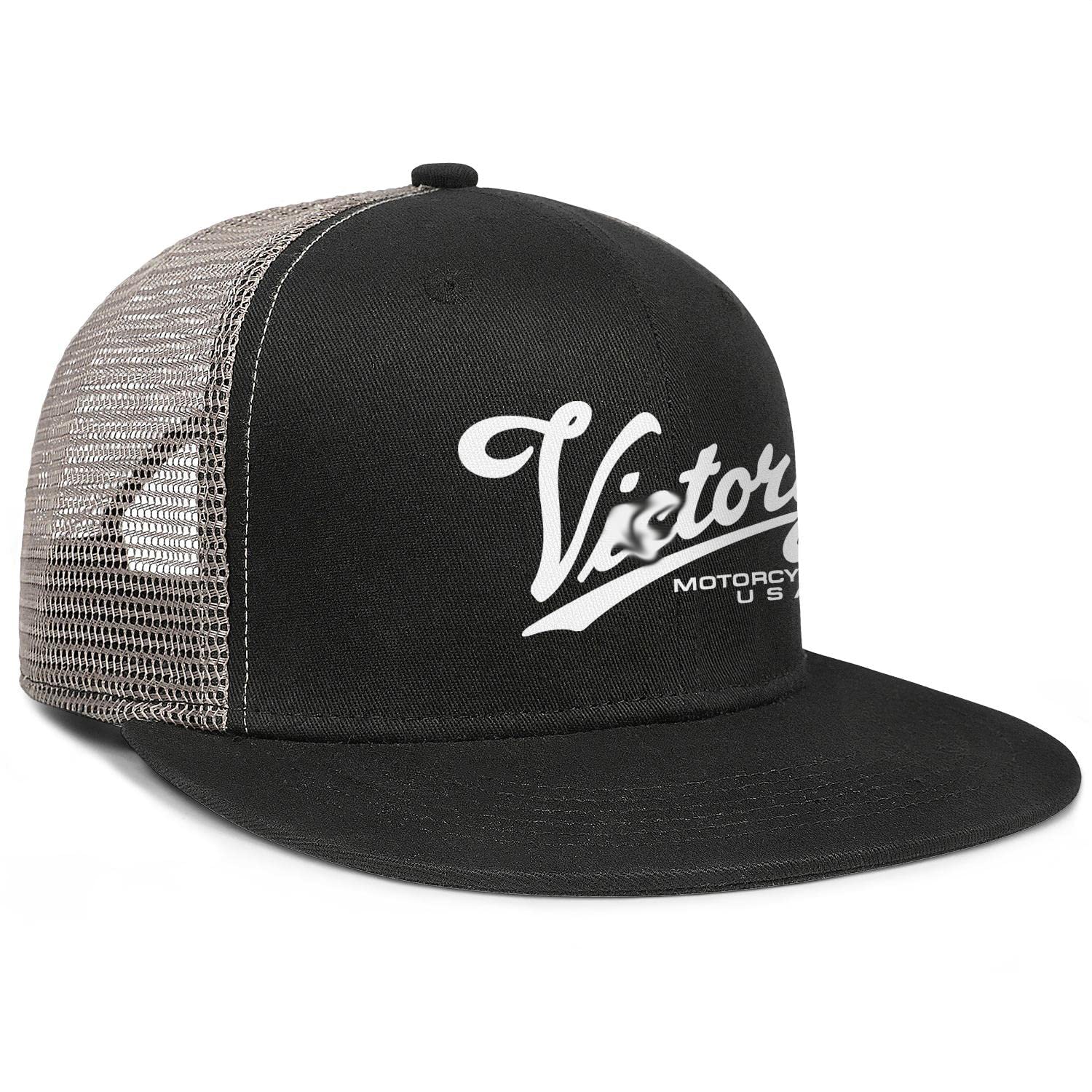 Baseball Hats for Men Women Baseball Hats for Men Cool Flat Bill Mesh Trucker Cap Adjustable Back Hat