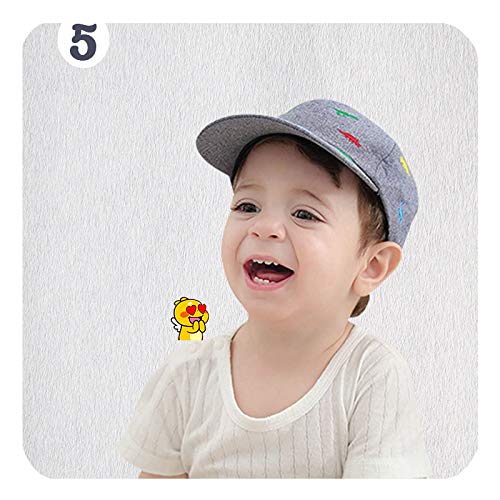 Boys Baseball Hat Toddler Trucker Hat Adjustable Snapback Sun Hat Baseball Cap for Toddler Kids Boys 1-8 Years(Print Dino,52cm)