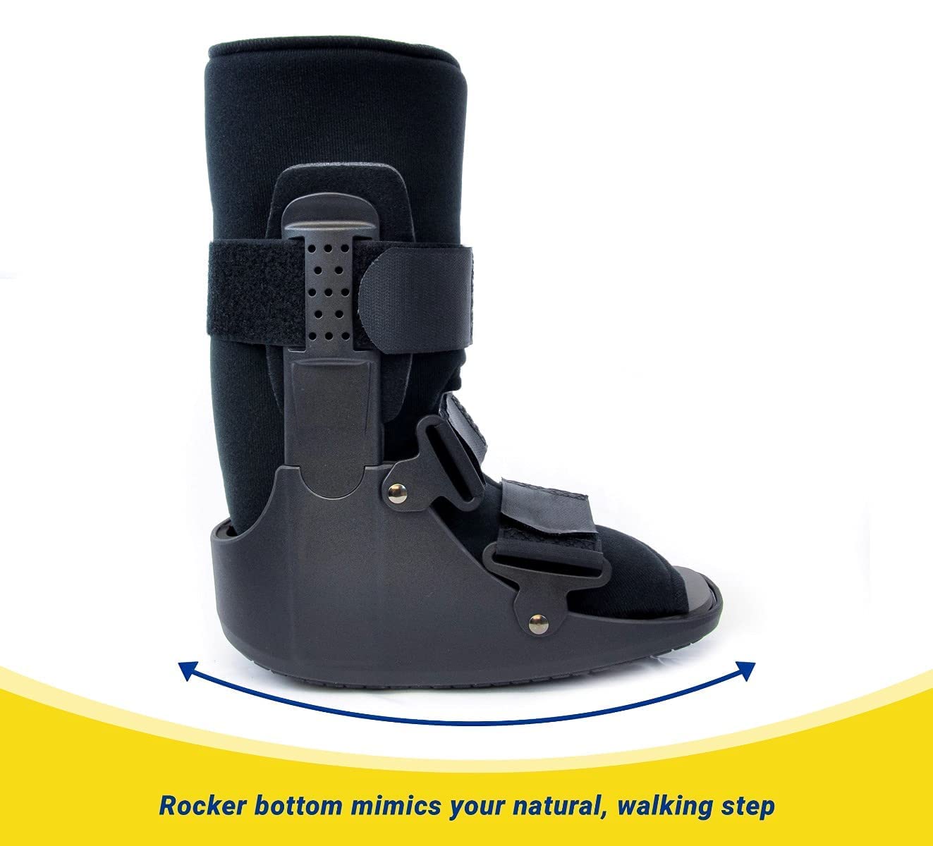 Brace Direct Cam Boot Short Medium-Wide + Frozen Ice Cold Therapy Machine- Boot for Toe, Foot or Ankle Injury, Fractures, Sprains and Cold Circulating Therapy Unit