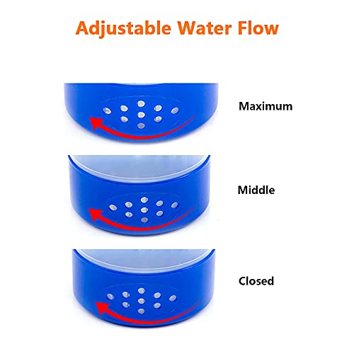 Chlorine Floater, Flamingo Collapsible Floating Pool Dispenser Set ,Fits 3" Chlorine Tablets,Release Adjustable for Indoor & Outdoor Swimming Pool Hot Tub SPA(2pack)