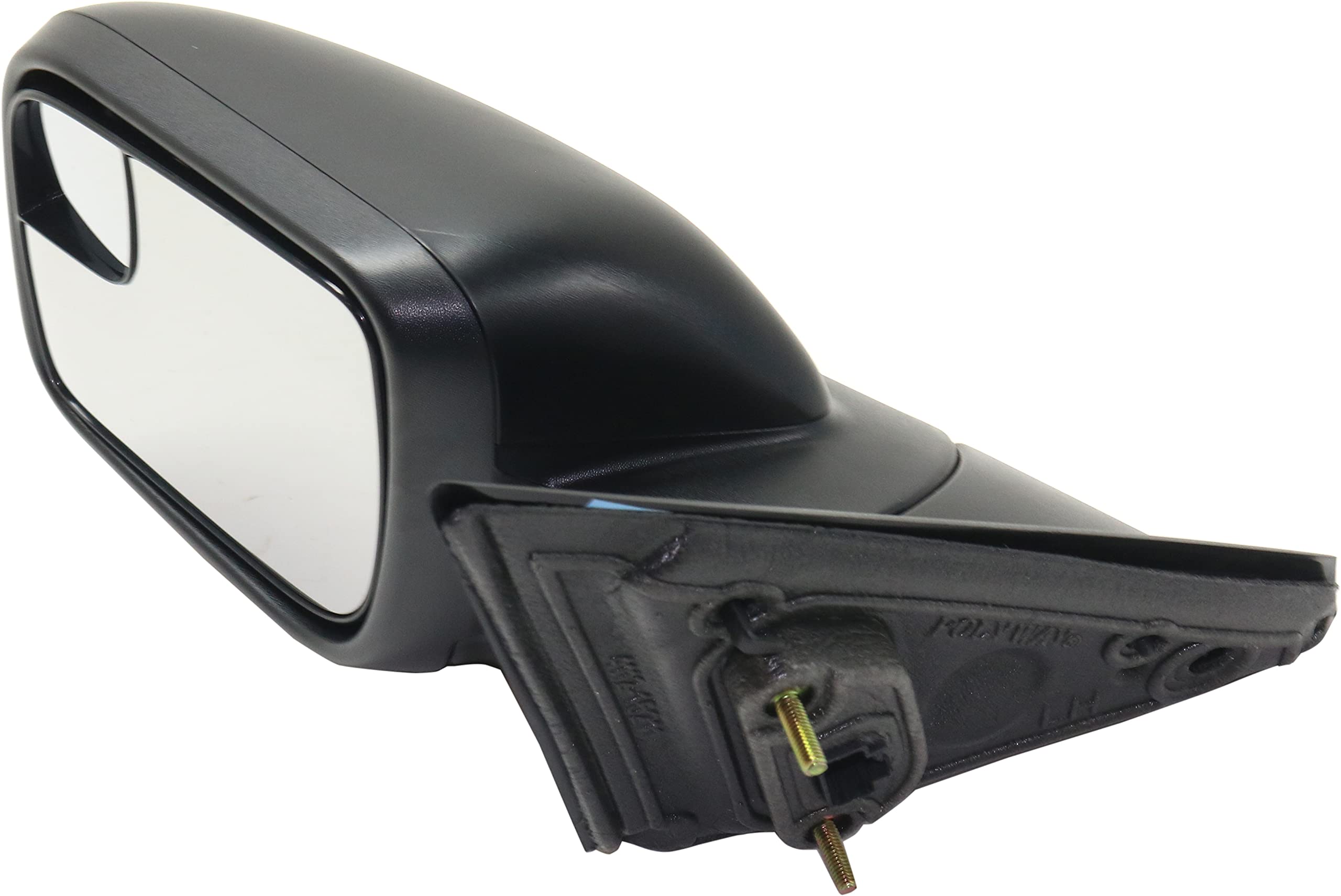 Kool Vue Driver & Passenger Side Power Non-Heated Mirrors for Ford Explorer 2016-2019 Manual Fold With Spotter Glass; Without Signal Light, Memory, Puddle Lamp & Auto-Dimming Textured