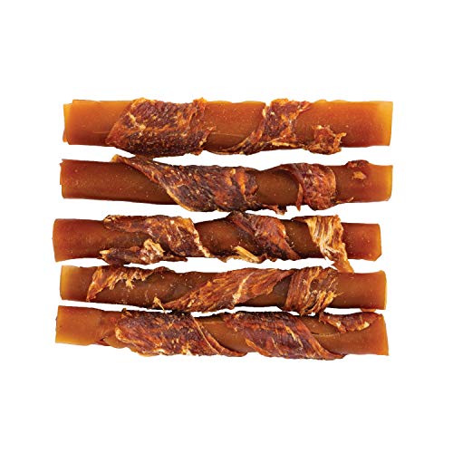SmartBones Chicken-Wrapped Sticks, Treat Your Dog to a Rawhide-Free Chew Made With Real Chicken and Peanut Butter 8 Count (Pack of 1)
