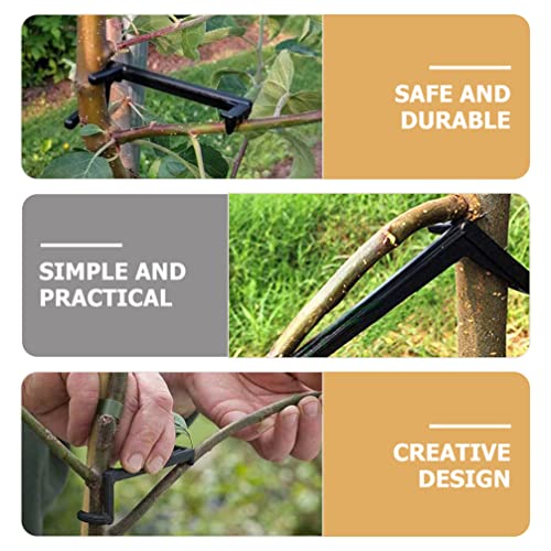 CLISPEED 20 Pcs Branch Press Valve Stem Tool Tree Branch Spreaders Tree Limb Spreader Plants Branch Trainer Branches Fixing Tool Branches Trainers Gardening Twig Clips Adjustable Bracket or