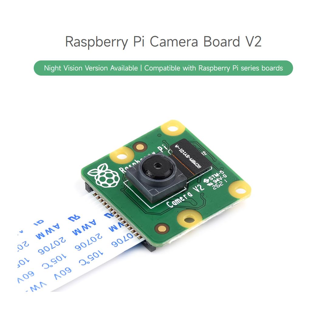 waveshare Kit Compatible with Offical Raspberry Pi Camera V2.1 and CM3/3+/4 Jetson Nano Jetson Xavier NX Support 1080p30 720p60 and 640x480p90 Video Record Comes with 15cm FPC Camera Cable