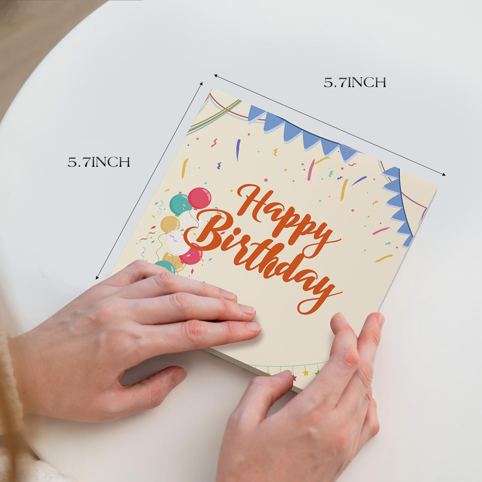 Customisable Happy Birthday Video Greeting Card β 4.3" LCD Display, Rechargeable, Built-in Speaker, DIY Gift for Friends and Family