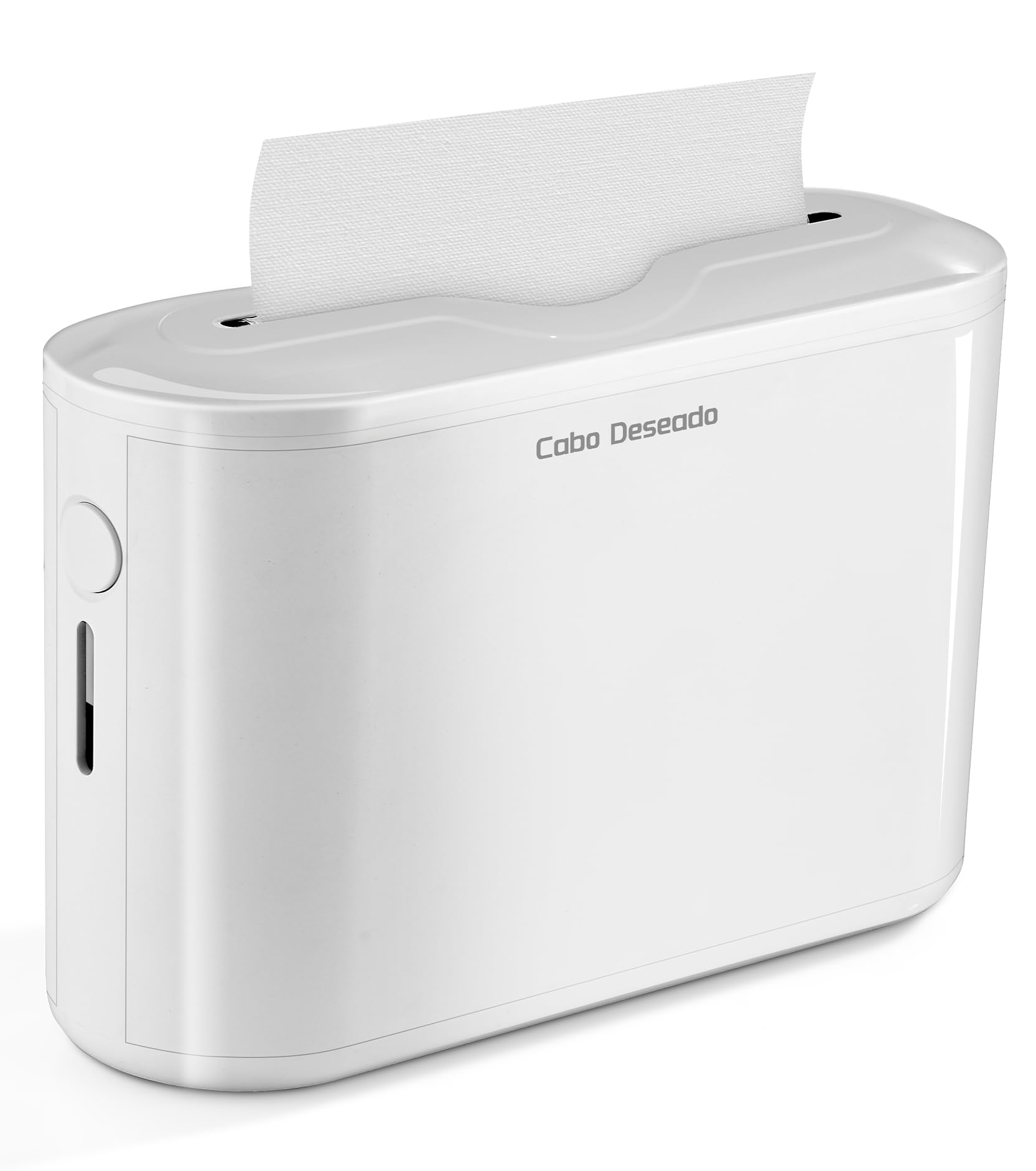 Cabo Deseado Countertop Paper Towel Dispenser Multifold Trifold C fold- Bathroom Commercial Hand Paper Towel Dispenser Holder for Kitchen Bathroom Toilet Hotel, 200 Sheets Refill Reminder