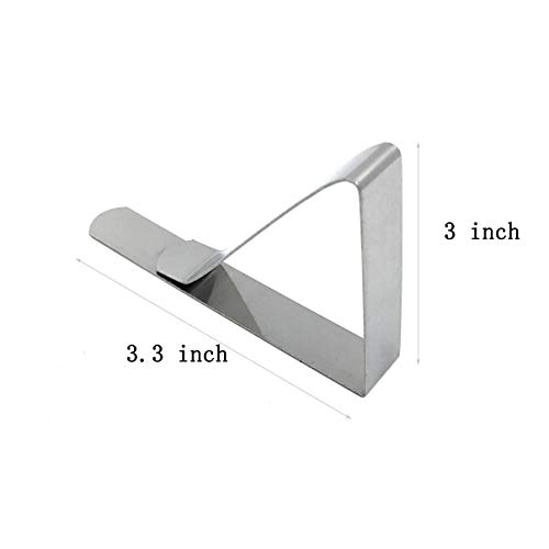 Latomex Tablecloth Clips, Set of 12 Extra Large Table Cover Cloth Clamps for Home Party & Picnic(Up to 2.7")