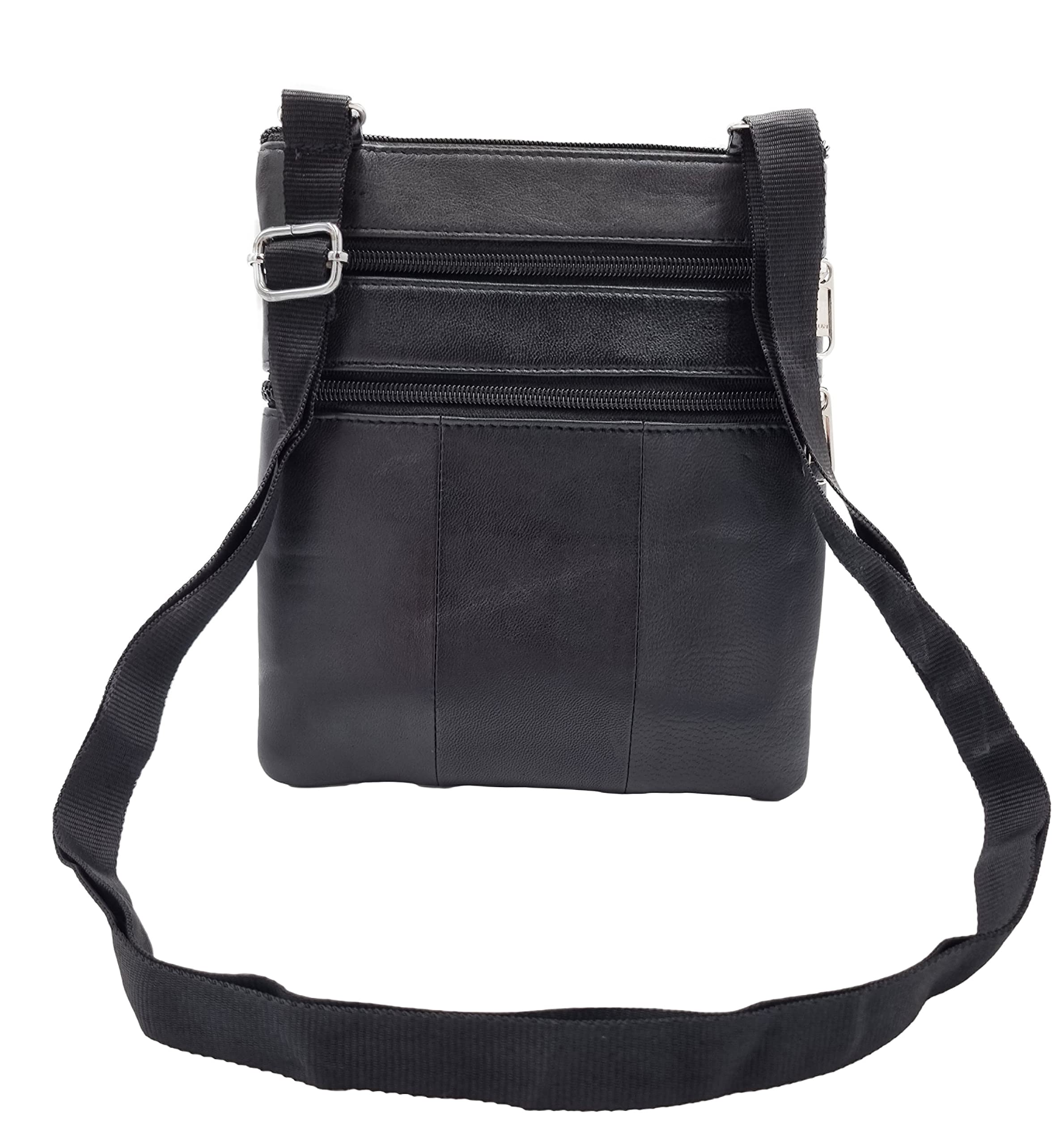 Liberty Leather Crossbody Purse for Women Small Crossover Long Over the Shoulder Sling black Women’s Purses and Handbag