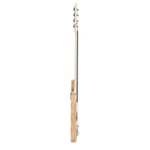 Bass Glarry GP Left-Hand Electric Bass Guitar Cord Wrench Tool Burlywood