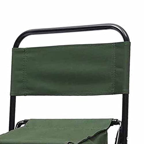 Rengu Fishing Chair, Portable Oxford Cloth Folding Chair for Hiking (Green)