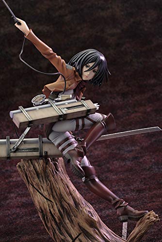 Kotobukiya Attack On Titan: Mikasa Ackerman (Renewal Package Variant) ArtFX J Statue, Multicolor