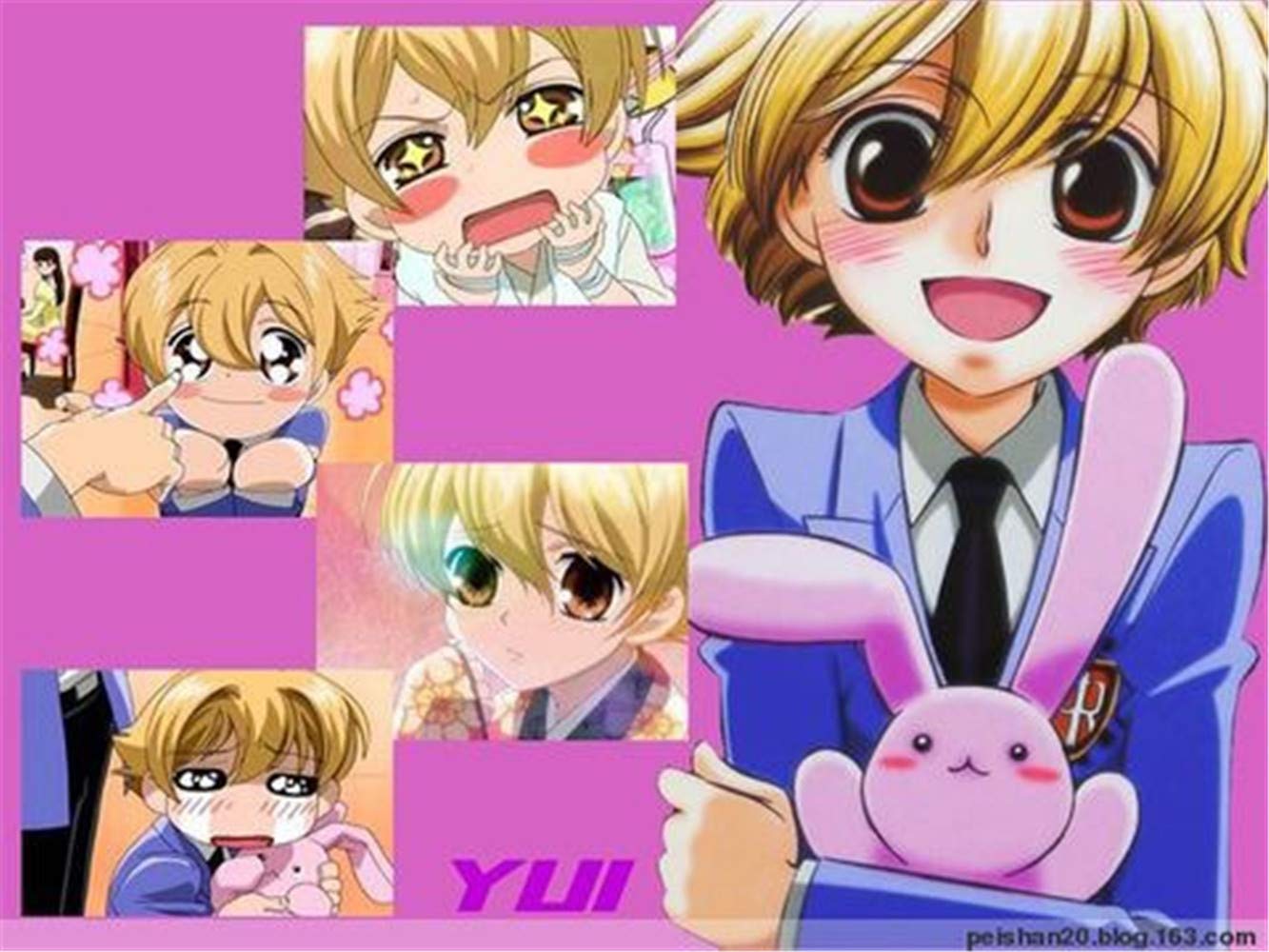 Ouran High School Host Club Pink Rabbit Plush Doll 16" Bun Rabbit of Haninoduka Mitsukuni
