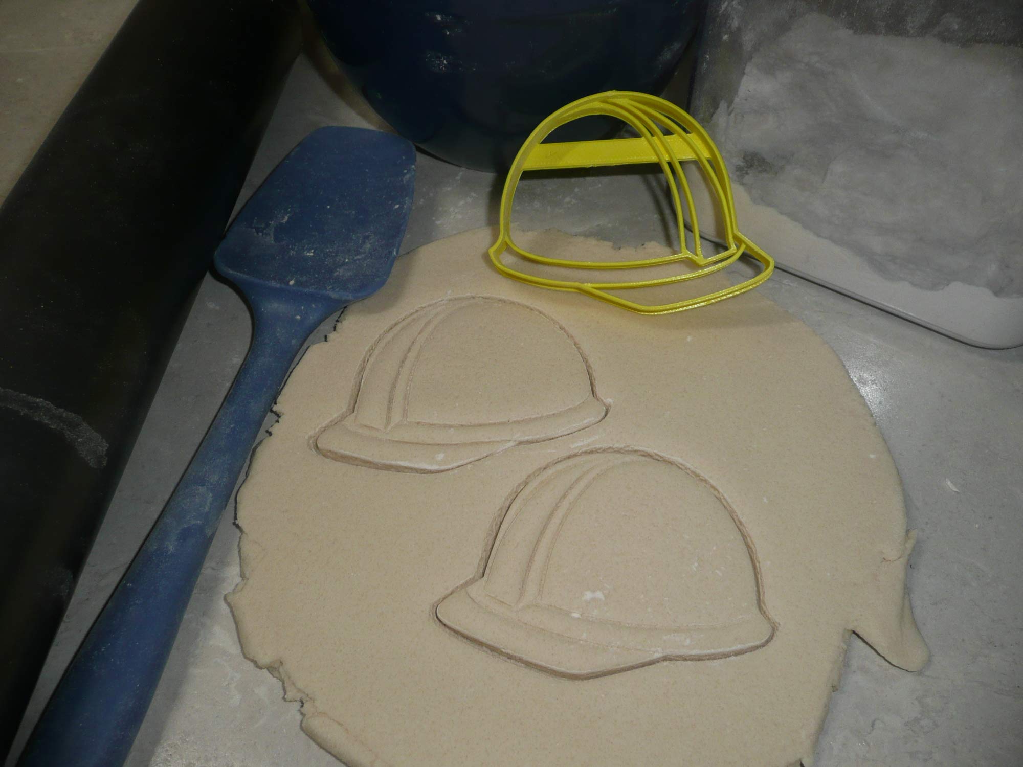 CONSTRUCTION HARD HAT SAFETY GEAR DETAILED COOKIE CUTTER MADE IN USA PR3799