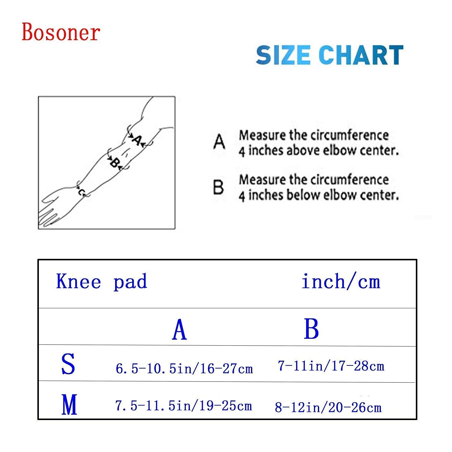 BOSONER Kids Wrist Guards and Knee Pad Protective Gear Set for Roller Skates Cycling BMX Bike Snowboarding Skateboard Inline Skating Scooter Riding Sports (Medium, 6-15 Years)