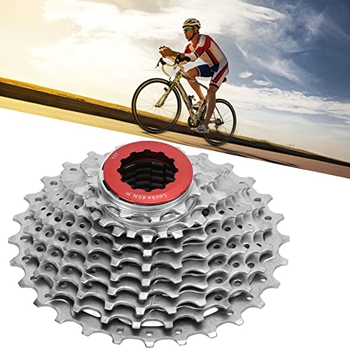 Bicycle Freewheel, Low Noise Bike Cassette Wheel High Tension for Road Bike