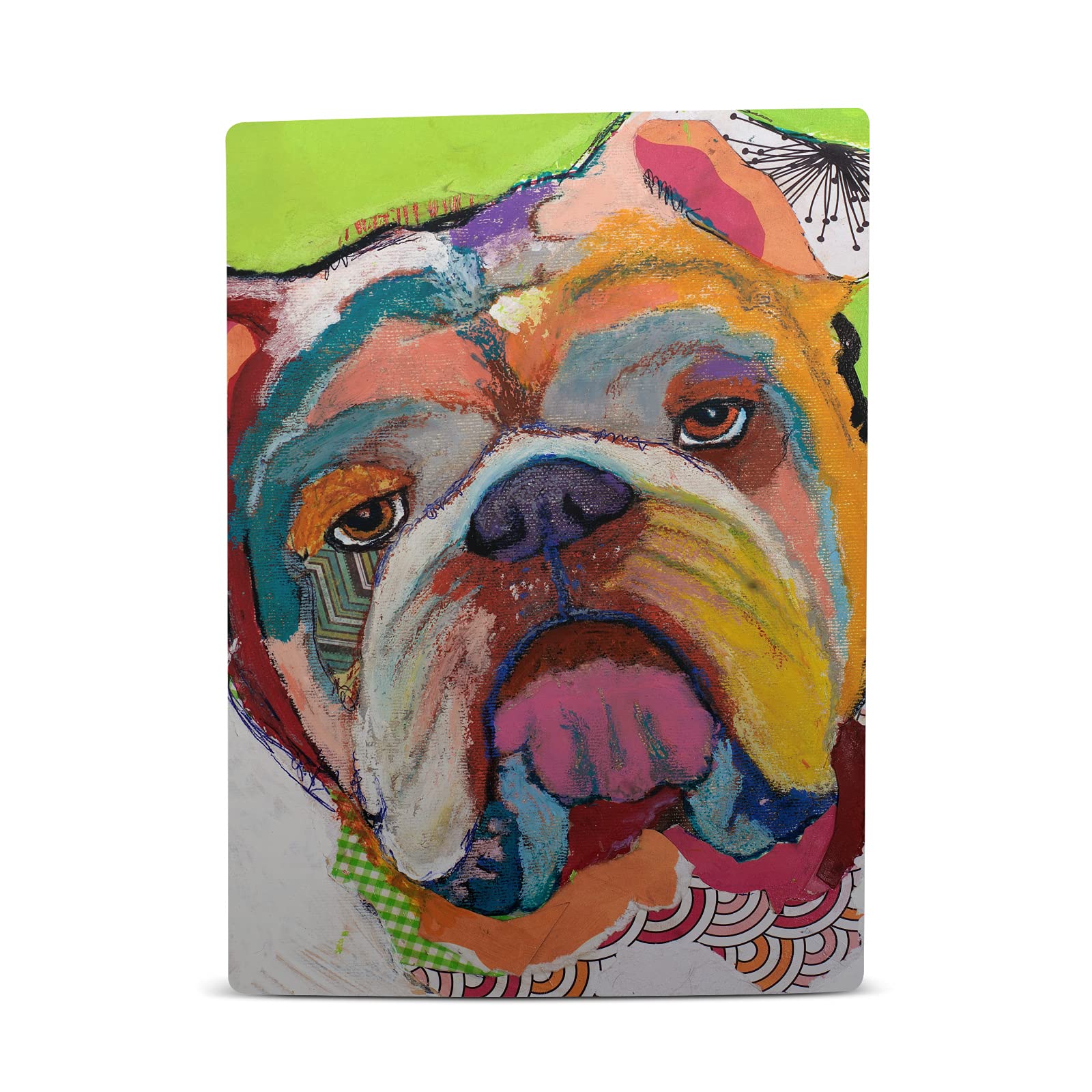 Head Case Designs Officially Licensed Michel Keck Bulldog Art Mix Vinyl Faceplate Sticker Gaming Skin Decal Compatible With Sony PlayStation 5 PS5 Digital Edition Console and DualSense Controller