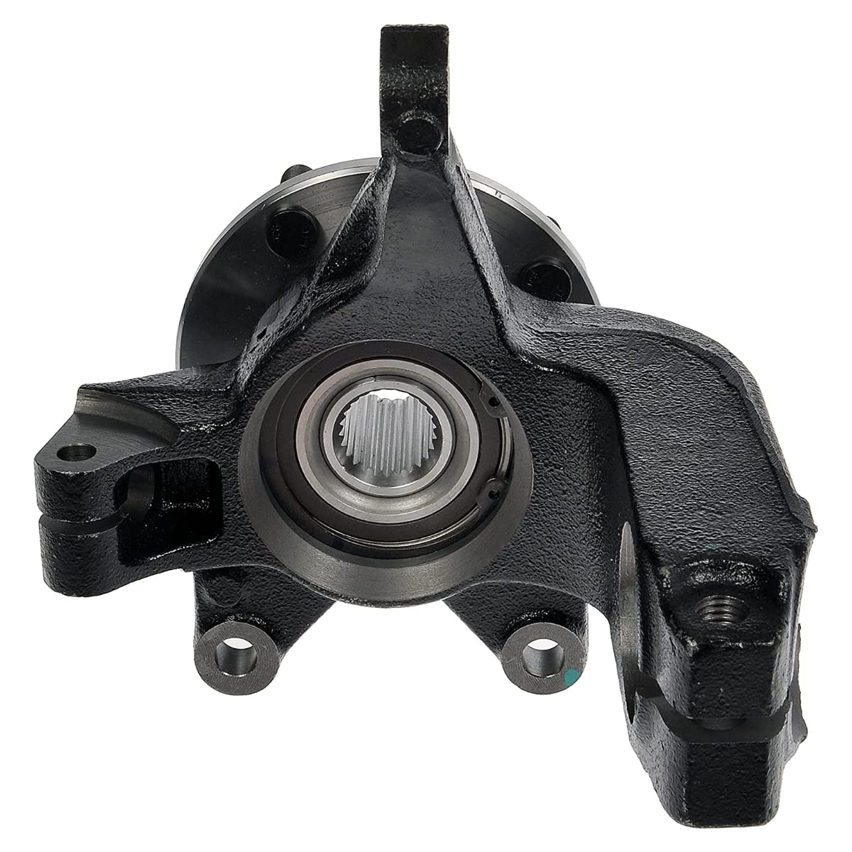 AutoShack Front Steering Knuckle & Wheel Bearing Hub Assembly 4 Lugs Driver Side Replacement for 2006 2007 2008 2009 2010 2011 Ford Focus 2.0L 2.3L FWD KN798409
