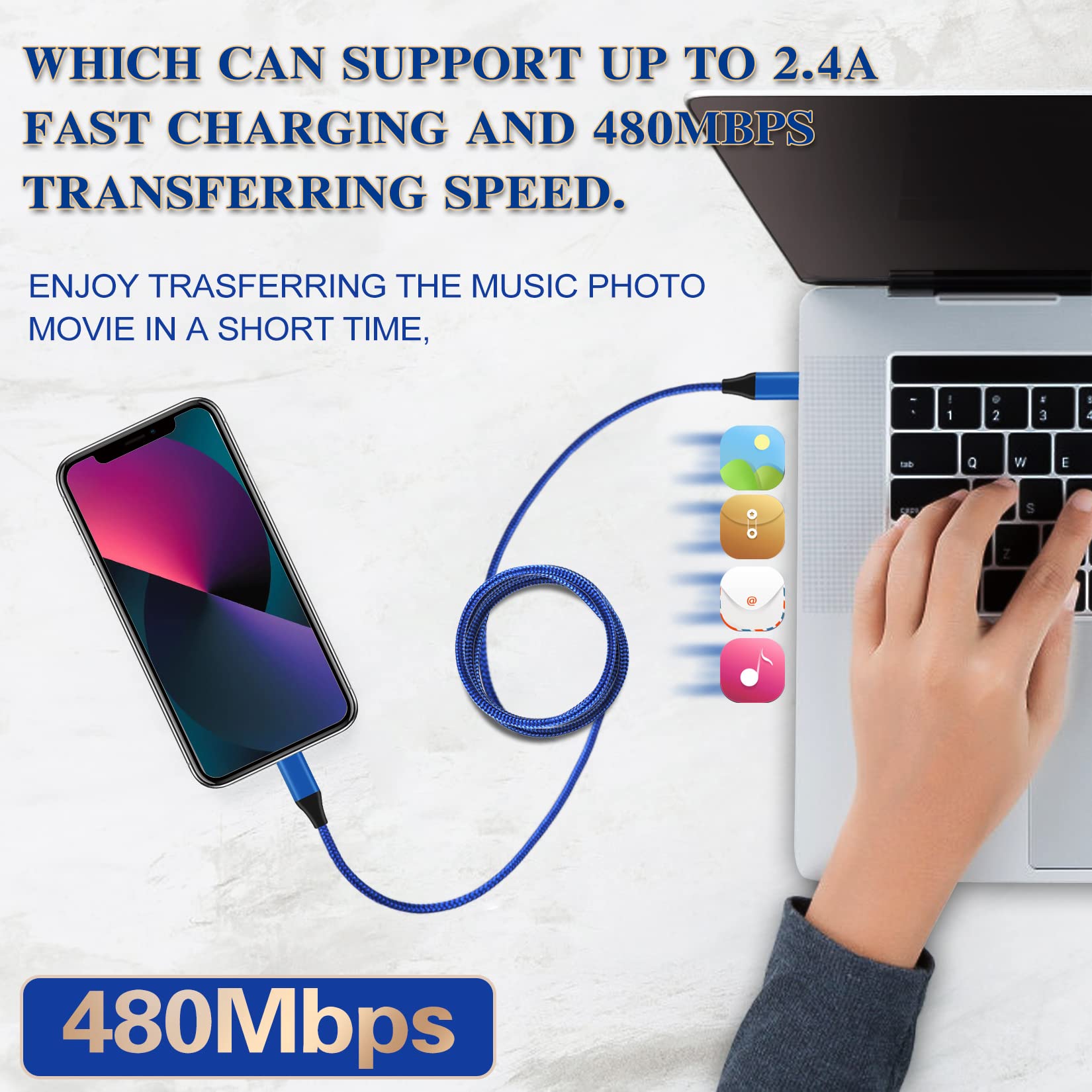 iPhone 14 Fast Charger Cable,Apple USB C to Lightning Cable [Apple MFi Certified] 2Pack 10FT Apple Super Quick Charging Cable Cord For iPhone 14/14 Plus/14 Pro/14 Pro Max/13/12/11/Pro Max/XS/XR/AirPod