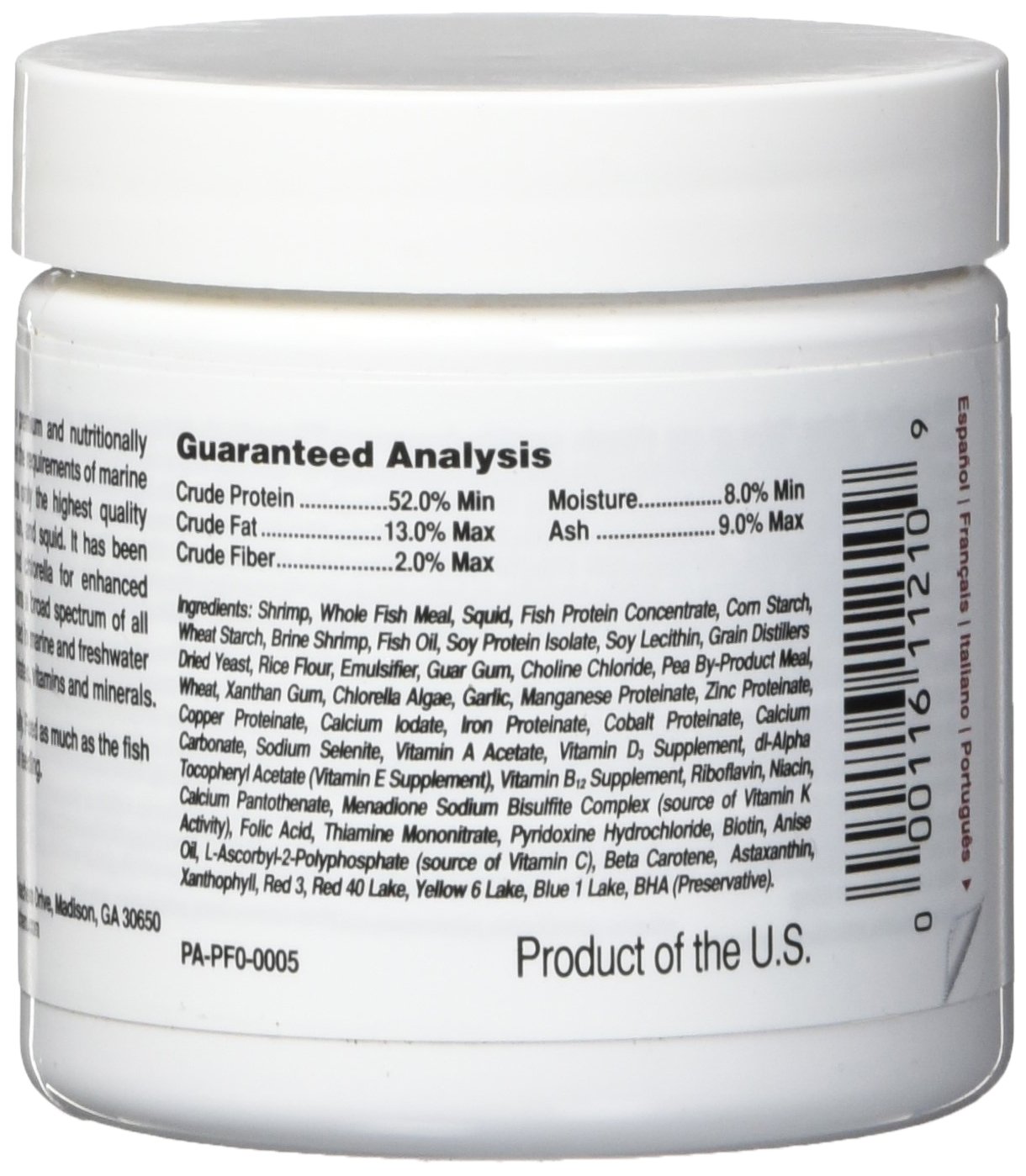 Seachem NutriDiet Shrimp Flakes - Probiotic Fish Food Formula with GarlicGuard 15g/.5oz
