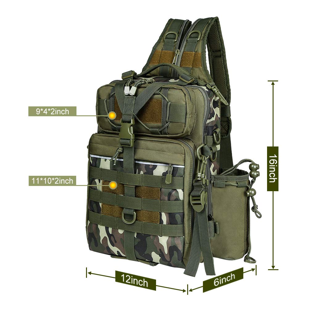 BLISSWILL Fishing Tackle Backpack with Two 3700 Fishing Tackle Boxes